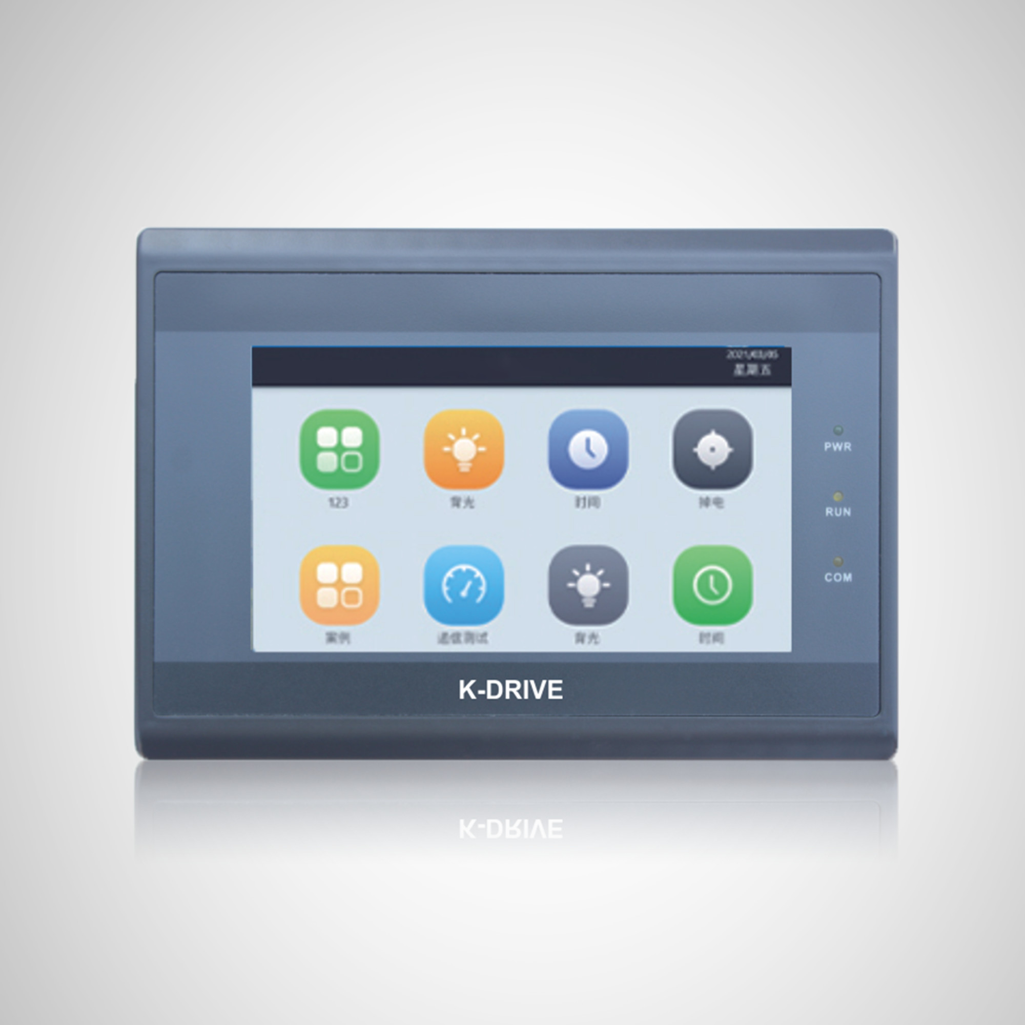 Practical Black HMI Display Screen , 4.3/7/10 Inch Touch Screen HMI Panels